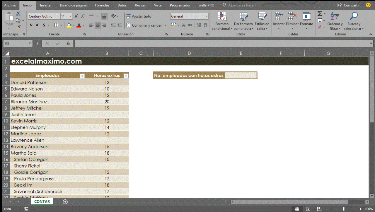 La función CONTAR y variantes en Excel – Excel al Máximo